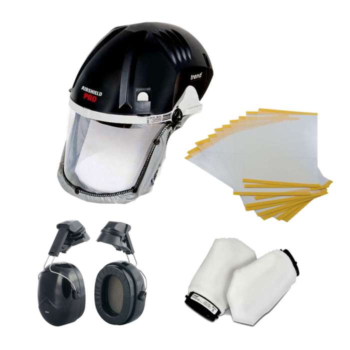 Trend AIR/PRO Airshield Pro Powered Respirator with Visor Overlays ...